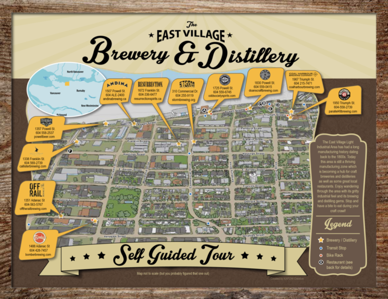 Brewery & Distillery Map