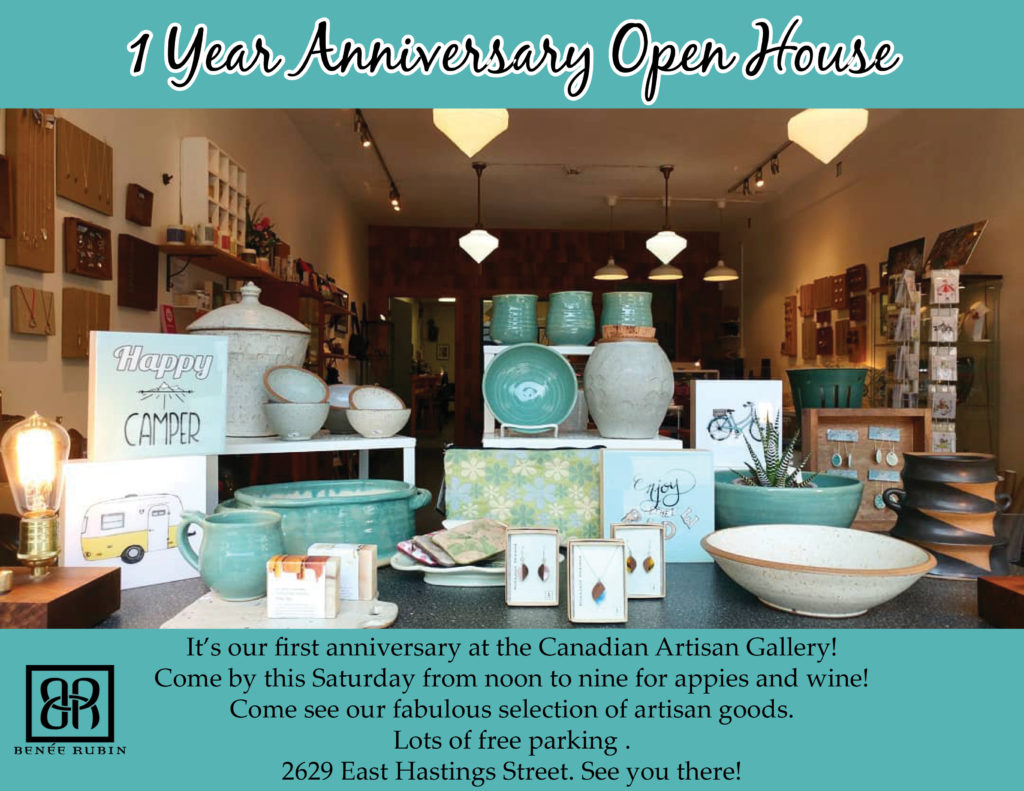 Open House @ Canadian Artisan Gallery - East Village Vancouver